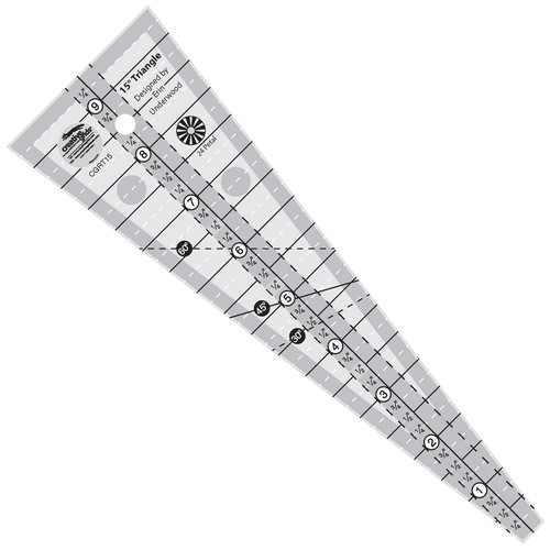 Creative Grids 15 Degree Triangle Quilt Ruler (CGRT15) | eBay