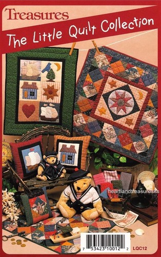 Treasures Applique & Pieced Miniature Quilt Pattern Projects by Little ...