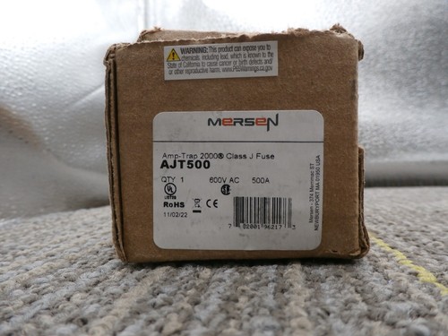 New Mersen AJT500 500Amp (500A) AJT 600V Time-Delay Pack of 1 Fuses | eBay