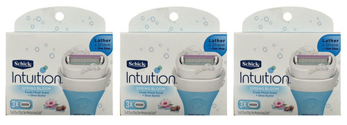 Schick Intuition Spring Bloom for Women Refill Razor Blades, 9 ...