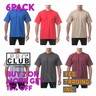 12 NEW PROCLUB HEAVY WEIGHT T-SHIRT BLACK PLAIN PRO CLUB BLANK S-3XLT ...