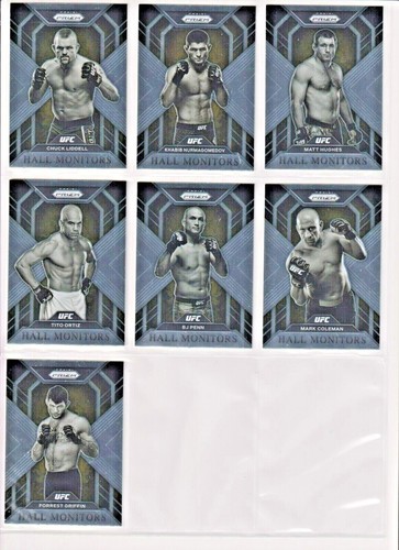 2023 Panini Prizm UFC HALL MONITORS Insert You Choose Finish Set MMA | eBay