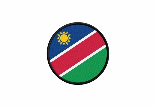 Patch Flag Namibia Printed Thermoadhesive Round Roundel | eBay