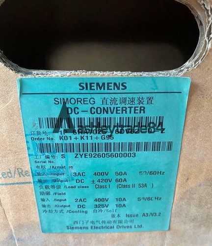 1PCS NEW SIEMENS DC governor 6RA7025-6DV62-0-Z Z=K01+K11+G95 | eBay