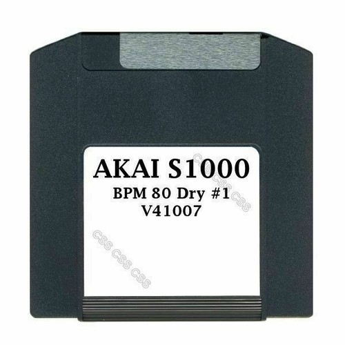 Akai S1000 Zip Disk 100MB BPM 80 Dry #1 V41007 | eBay