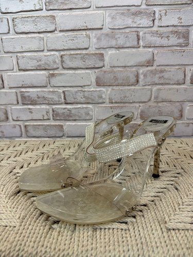 Stuart Weitzman Heels, Silver/clear, 7.5, Used - Good | eBay