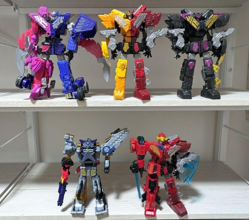 Bandai Toei Power Rangers Zenkaiger Minipla Megazord Set of 5 Assembled ...
