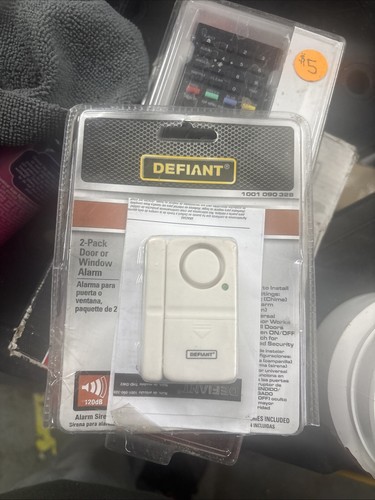 Home Security Door Window Defiant Alarm LR Batteries Included-120dB ...