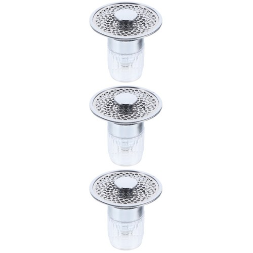3pcs Bathtub Drain Plug Anti-block Universal Bathroom Sink Stopper Plug ...
