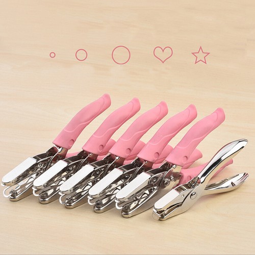 Mini Single Hole Punch Paper Puncher Heart Star Cutter Embossing ...