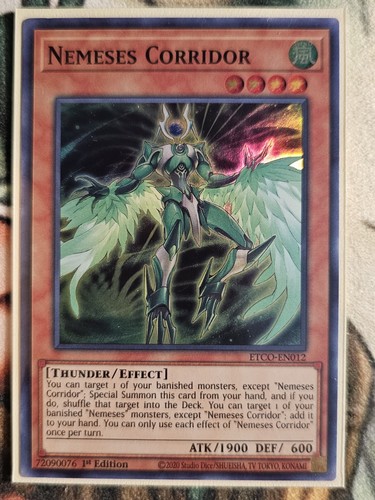 Yu-Gi-Oh! TCG Nemeses Corridor Eternity Code ETCO-EN012 1st Edition ...