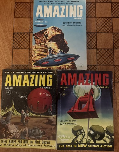 Amazing Science Fiction Magazine Lot Of Three | eBay