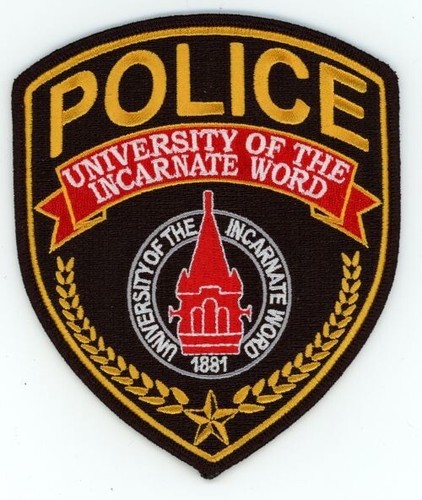 TEXAS TX UNIVERSITY OF THE INCARNATE WORD POLICE NICE SHOULDER PATCH ...
