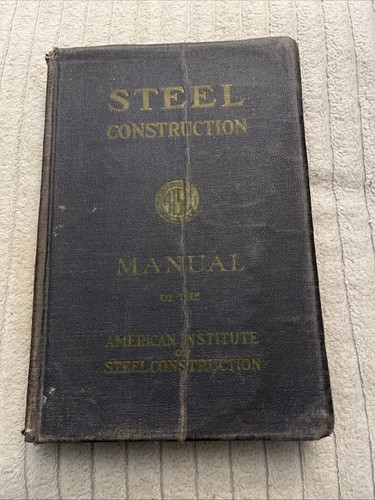 AISC American Institute Steel Construction Manual 5th Edition 1948 5th ...