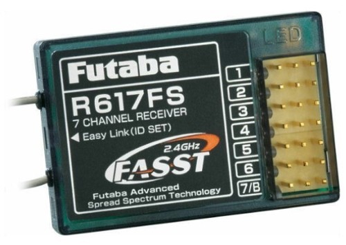 Futaba R617FS FASST 7 channel Receiver 2.4 Ghz Air, lightly used | eBay