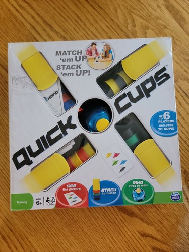 "QUICK CUPS" Match Game by Spin Master - Very Good Clean Complete ...