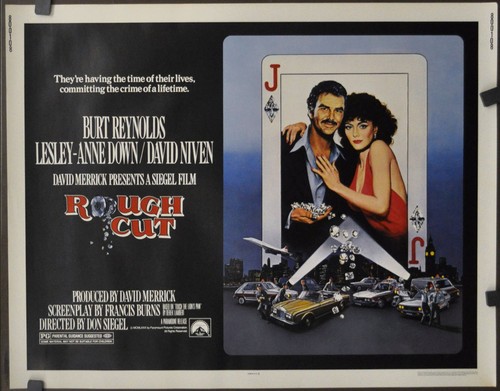 ROUGH CUT 1980 ORIGINAL MOVIE POSTER 22X28 BURT REYNOLDS LESLAY-ANNE DOWN | eBay