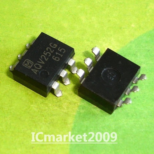 50 PCS AQV252G SMD-6 AQV252 SOP Both low on-resistance Measuring ...