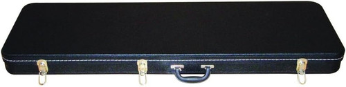 Rectangular Bass Guitar Hard Case - Black, Fits Fender Precision/Jazz ...