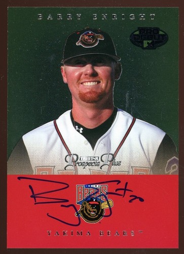 2007 Yakima Bears BARRY ENRIGHT Signed Card autograph AUTO DBACKS | eBay