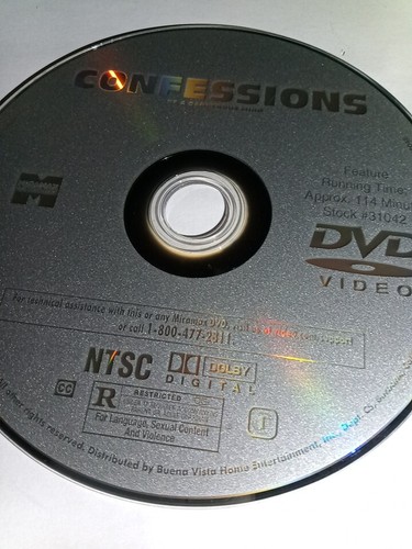 CONFESSIONS DVD DISC ONLY USED TESTED FREESHIP NOTRACKING | eBay