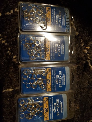 SIL FOS 15 Silver Rings 5/8" OD Qty. 25 Lucas Milhaupt #98703 Silfos ...