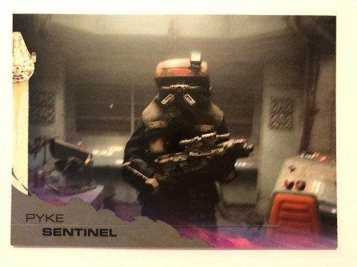 2018 Topps Solo Star Wars Story #49 Pyke Sentinel BLACK NrMint-Mint | eBay