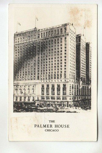 Grogan Real Photo Postcard The Palmer House Chicago IL | eBay