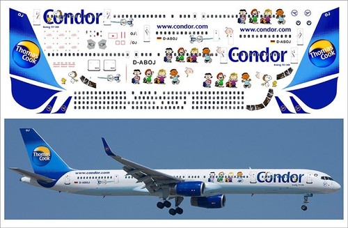 Boeing 757-300 condor Shoopy 1/144 PAS-DECALS 757300-01 | eBay