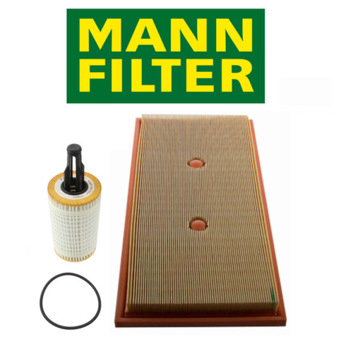 OEM Air Filter & Oil Filter Mann for Mercedes C300 C350 E GLK 12-16 | eBay