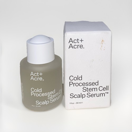 ACT + ACRE COLD PROCESSED STEM CELL SCALP SERUM 1OZ NEW IN BOX 1 FL.OZ ...