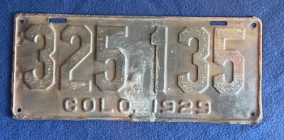 1929 License Plate for sale | eBay