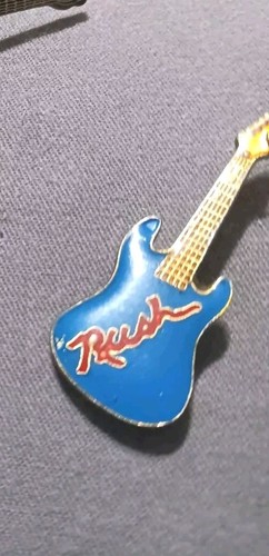Vintage Collectible Rock Band Rush Guitar Lapel Pin Back | eBay