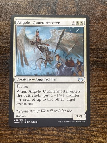 Angelic Quartermaster 002 Innistrad Crimson Vow MTG Magic The Gathering ...