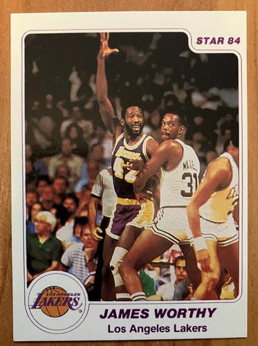 LOS ANGELES LAKERS: 1984-85 Star Arena #8 James Worthy Rookie! | eBay
