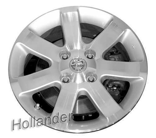 06 07 08 09 10 11 12 NISSAN SENTRA WHEEL 16X6.5 OEM ALLOY 7 SPOKE HOL ...