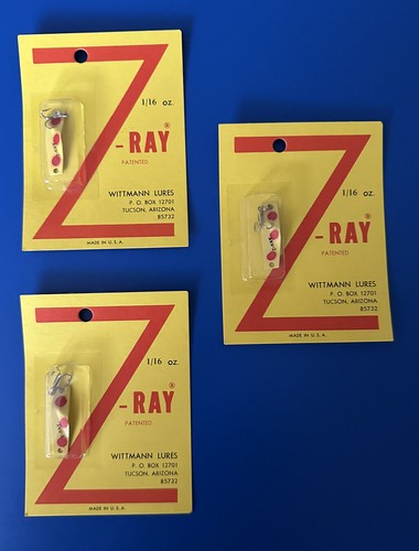 Wittmann Z-RAY Lures 1/16 oz. Yellow (3 pack) | eBay