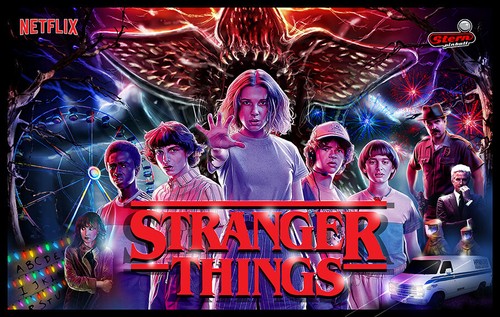 Stranger Things Pinball Alternate Translite HIGHEST QUALITY RESOLUTION ...