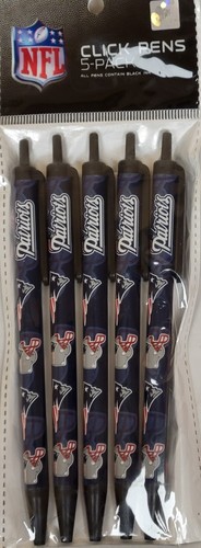 NFL New England Patriots Click Pens, NEW (Pack of 5) | eBay