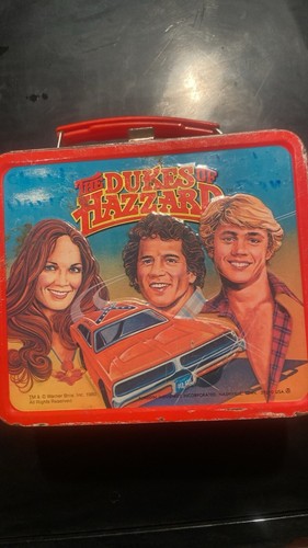 1980 Dukes of Hazzard Lunch Box w/ Thermos & Both Lids | eBay