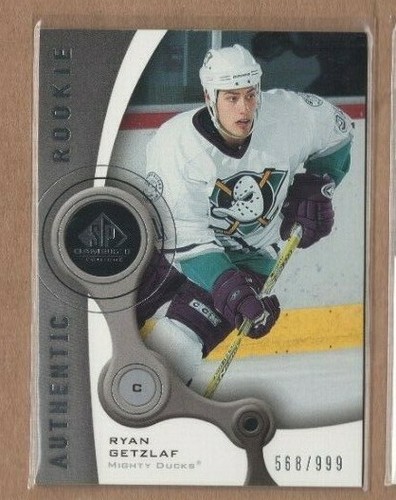RYAN GETZLAF 2005/06 SP Game Used ROOKIE CARD #/999 DUCKS Future HOF | eBay