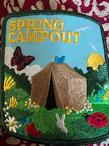 Girl Boy Scout Spring CAMPING FUN PATCH Tent Troop Camp Swim Hiking Badge Award | eBay