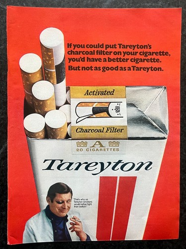 1970 Tareyton Charcoal Filter Cigarettes Print Ad Not As Good Fight ...