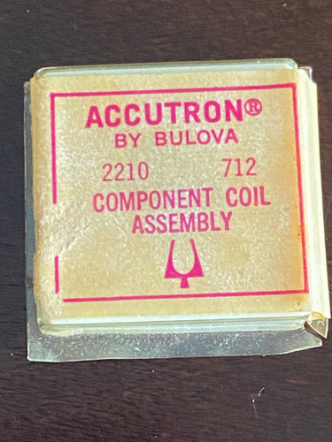 VINTAGE N.O.S. 2210 BULOVA ACCUTRON COMPONENT COIL ASSEMBLY, PART# 712 ...