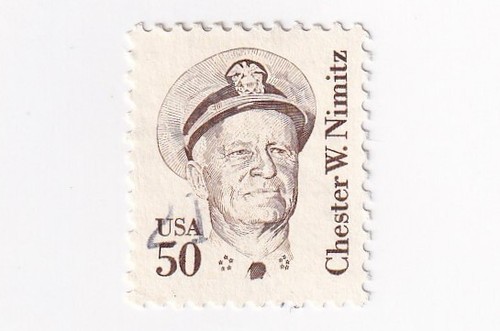 STAMP SCOTT 1869 "Admiral Chester W. Nimitz" 50 CENT 1985 USED | eBay