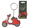 Red Vespa Scooter Mod Enamel Keyring | eBay
