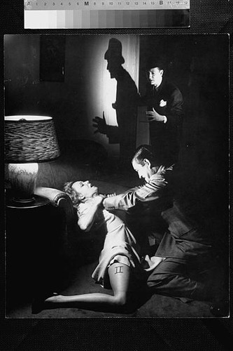 Actor David Gothard in a publicity still for the radio program- 1940s ...