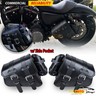 SADDLLE BAG LEATHER SWINGARM BAG FOR 2019-2022 INDIAN FTR 1200, FTR ...