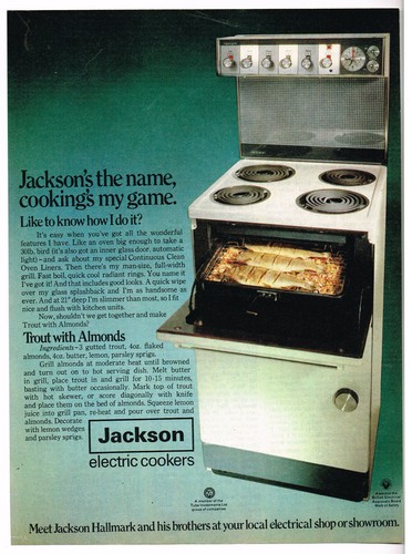 Jackson Electric Cookers 1972 Full Page Magazine Ad Advert FC362 | eBay UK