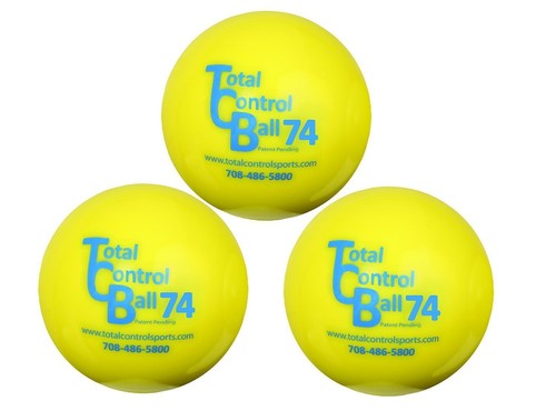 TOTAL CONTROL BALL TCB 74 Baseball Weighted Training Hitting Batting ...